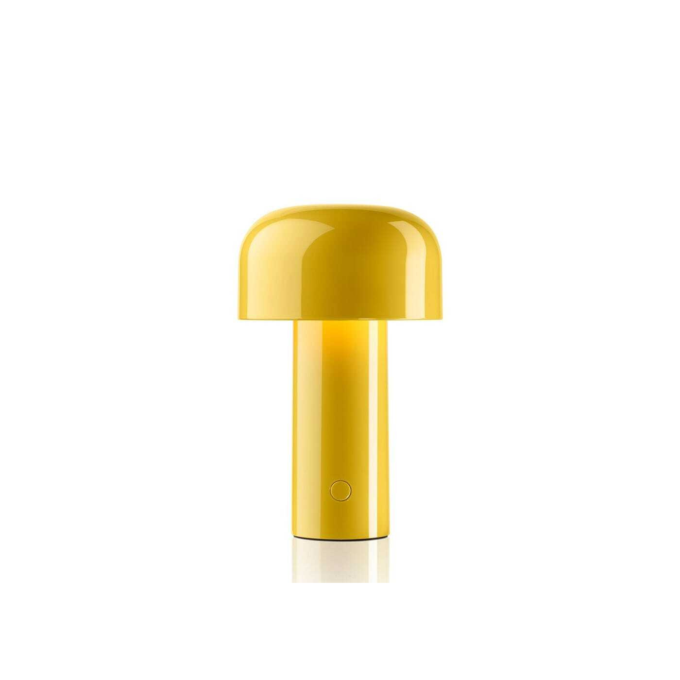 Flos Bellhop LED Portable Table Lamp Indian Yellow by Heal's | ufurnish.com