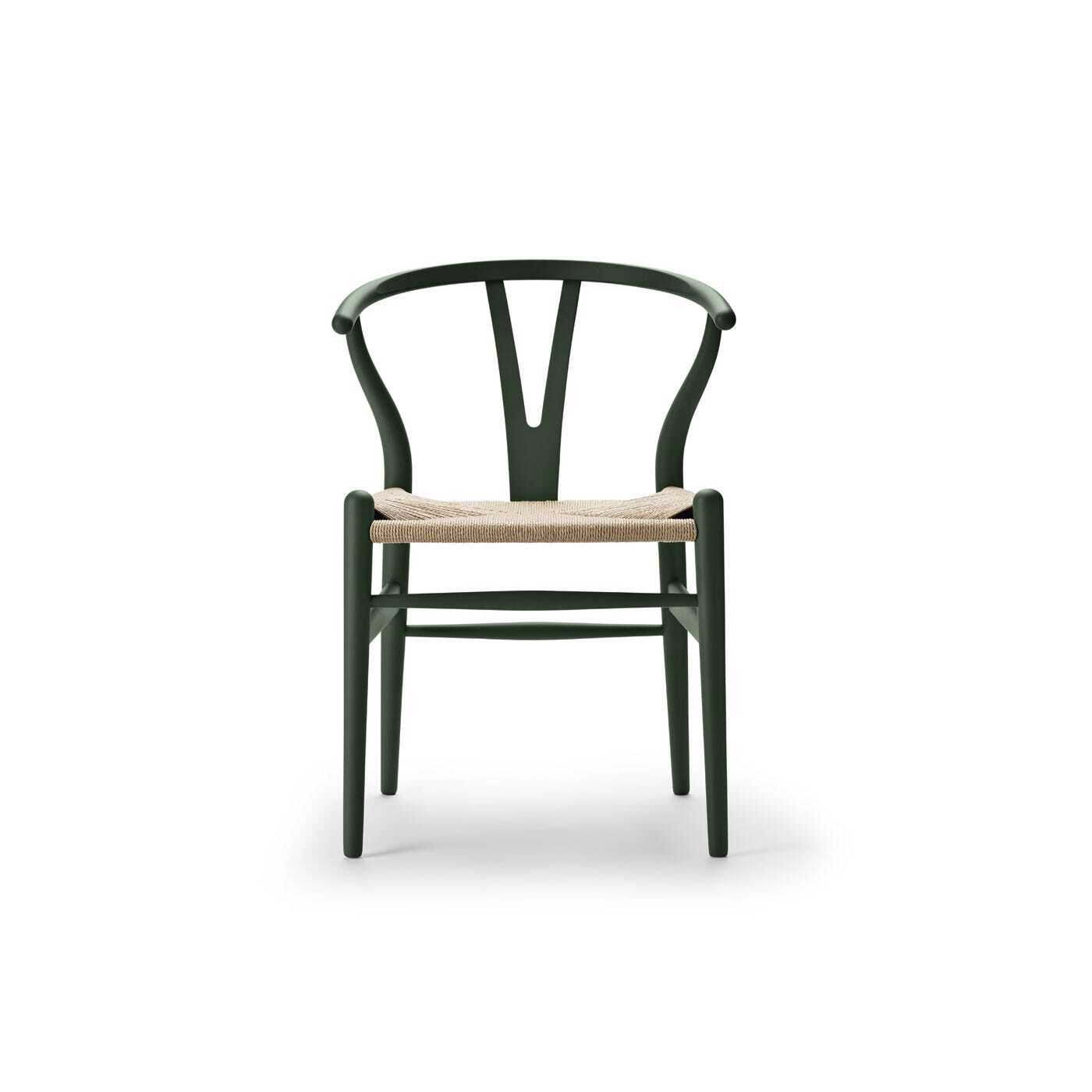 Heal's CH24 Wishbone Chair Soft Dark Green - Heal's UK Furniture by ...