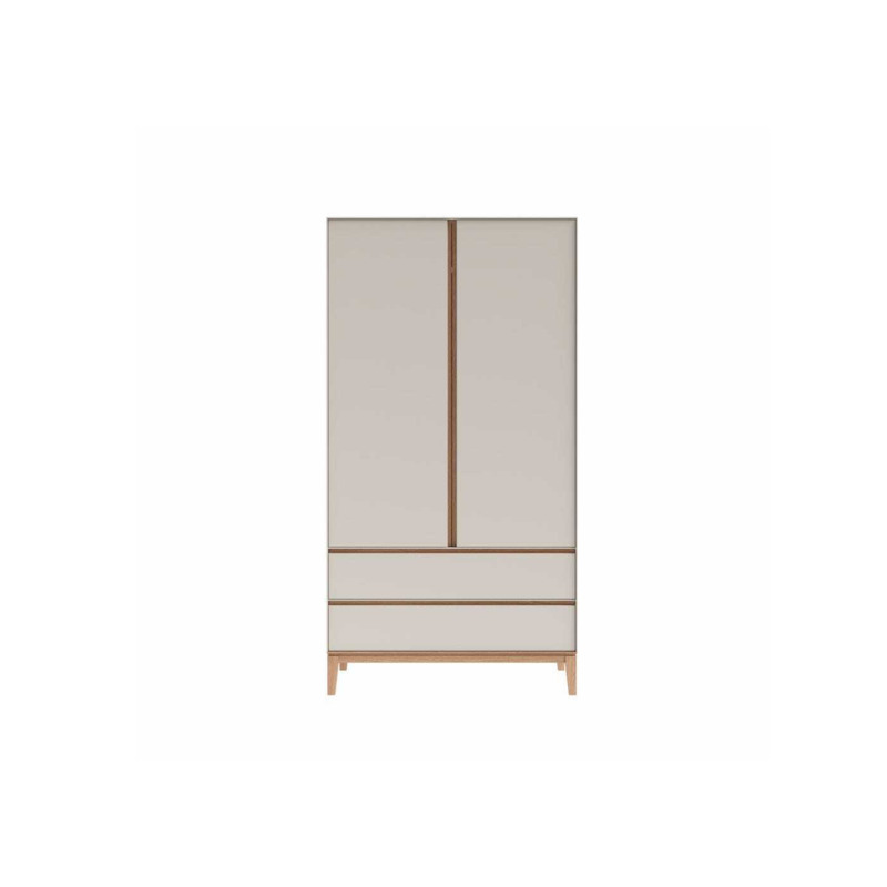 Heal's Lars Double Wardrobe in Cashmere and Oak by Heal's | ufurnish.com