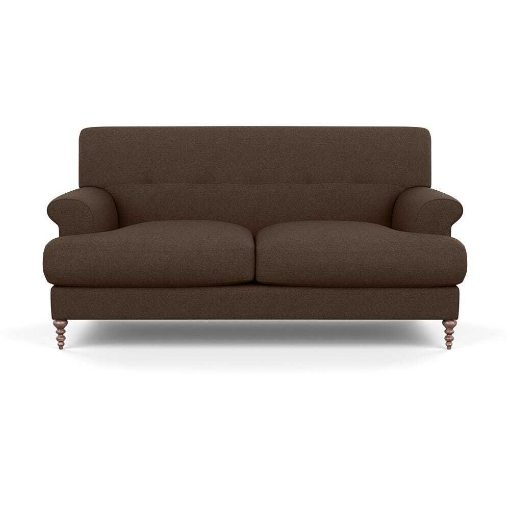 Scp Oscar 2 Seater Informal Sofa Linara Chocolate Walnut Feet - Heal's ...