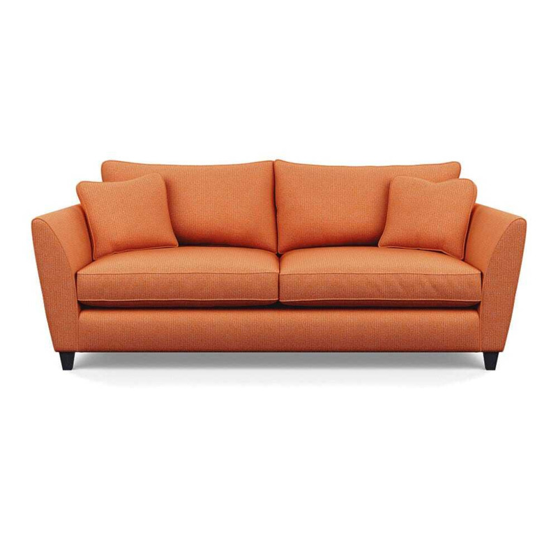 Heal's Torino 4 Seater Sofa Tejo Recycled Zinnia BLACK FEET by Heal's ...