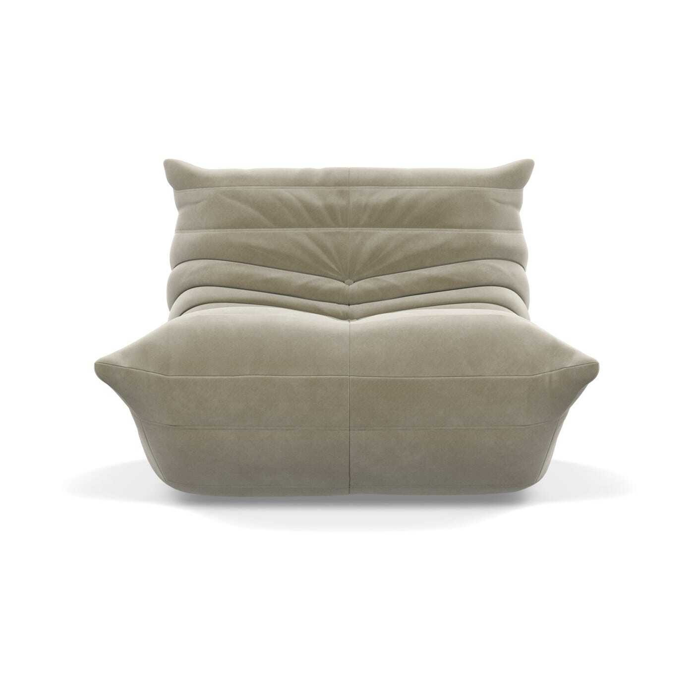 Ligne Roset Togo Fireside Chair Alcantara Sea Sand by Heal's | ufurnish.com