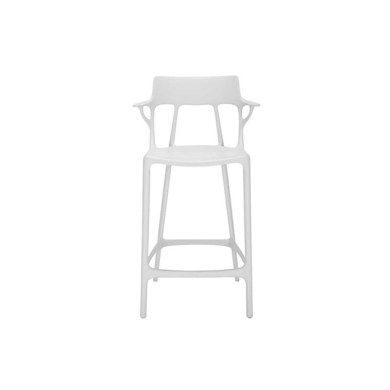 Kartell AI Counter Stool White by Heal's | ufurnish.com