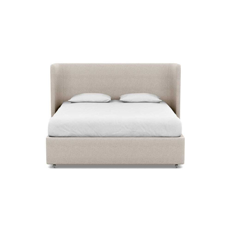 Heal's Monroe Headboard (Lift Storage) Super King Texture Limestone ...