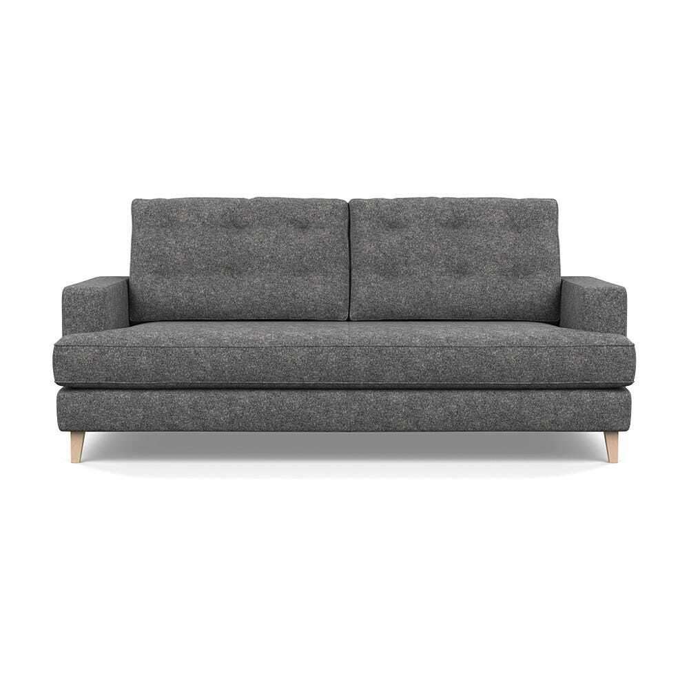 Heal's Mistral 3 Seater Sofa Melton Wool Shale Natural - Heal's UK ...