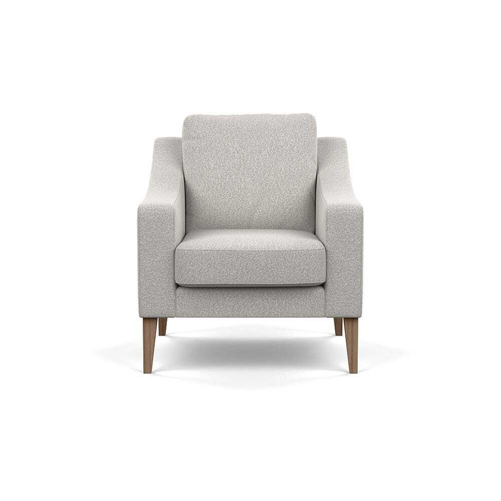 Heal's Richmond Armchair Chunky Boucle Ecru Tinted Ash Feet - Heal's UK ...