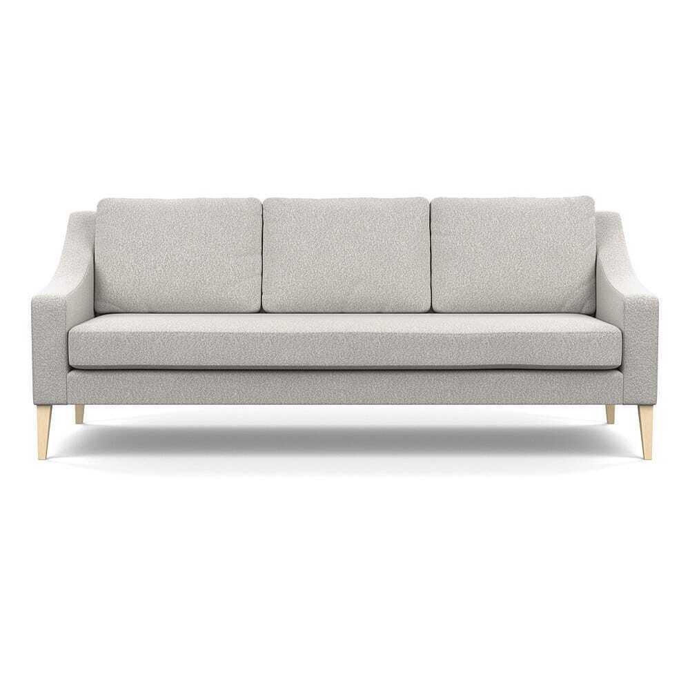 Heal's Richmond 4 Seater Sofa Chunky Boucle Ecru Natural Feet - Heal's ...