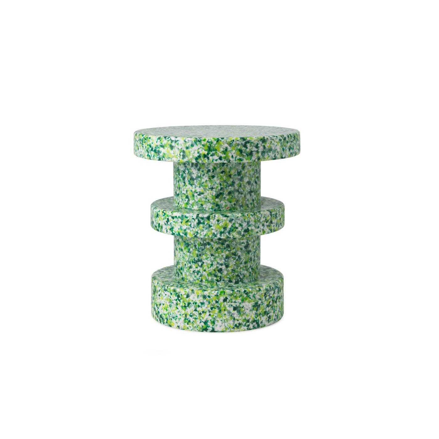 Normann Copenhagen Bit Stool Stack Green by Heal's | ufurnish.com