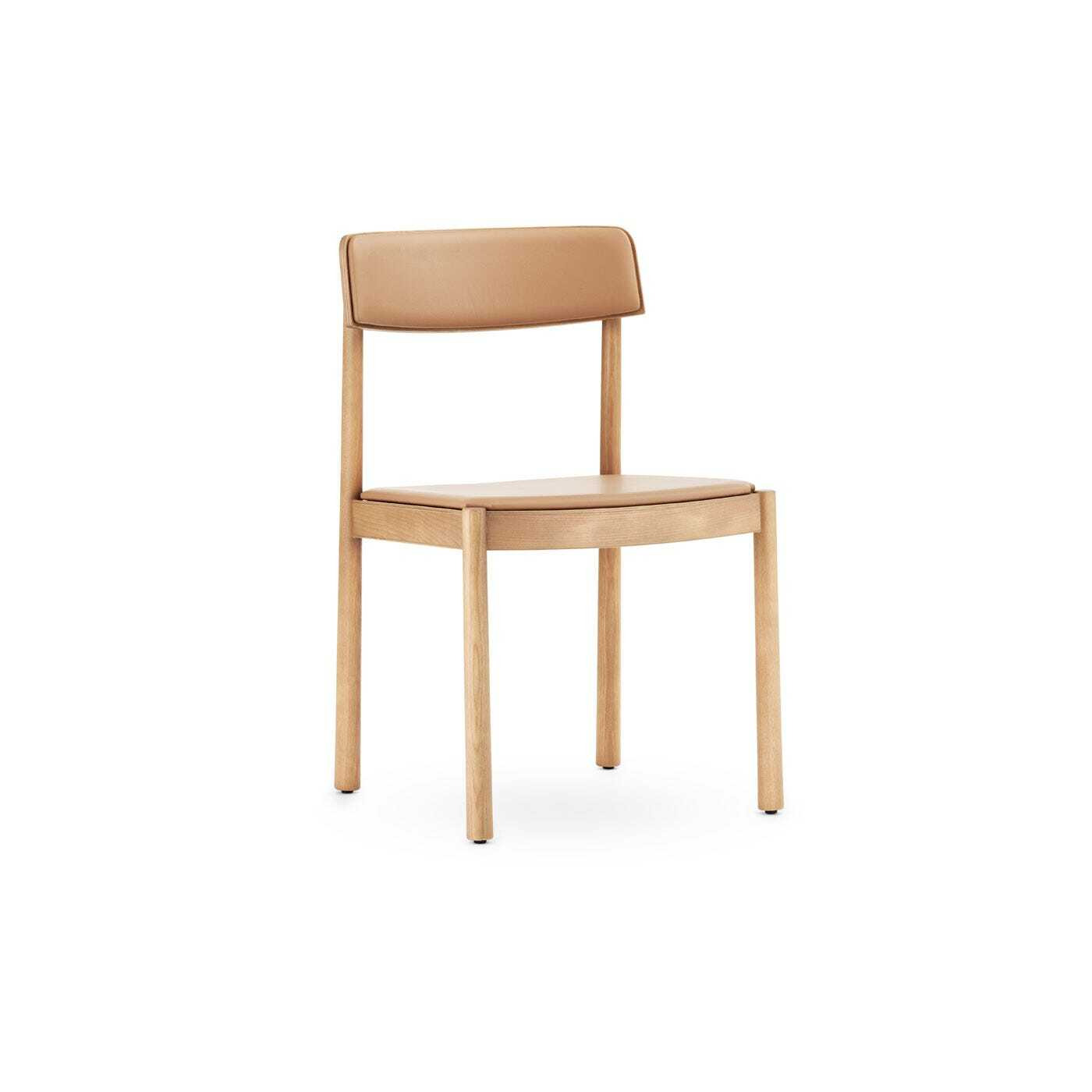 Normann Copenhagen Timb Dining Chair Ultra Leather Camel by Heal's ...