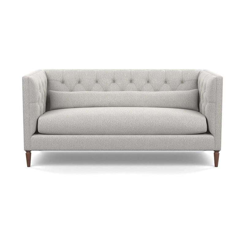 Heal's Balmoral 3 Seater Sofa Chunky Boucle Ecru Stained Oak - Heal's ...