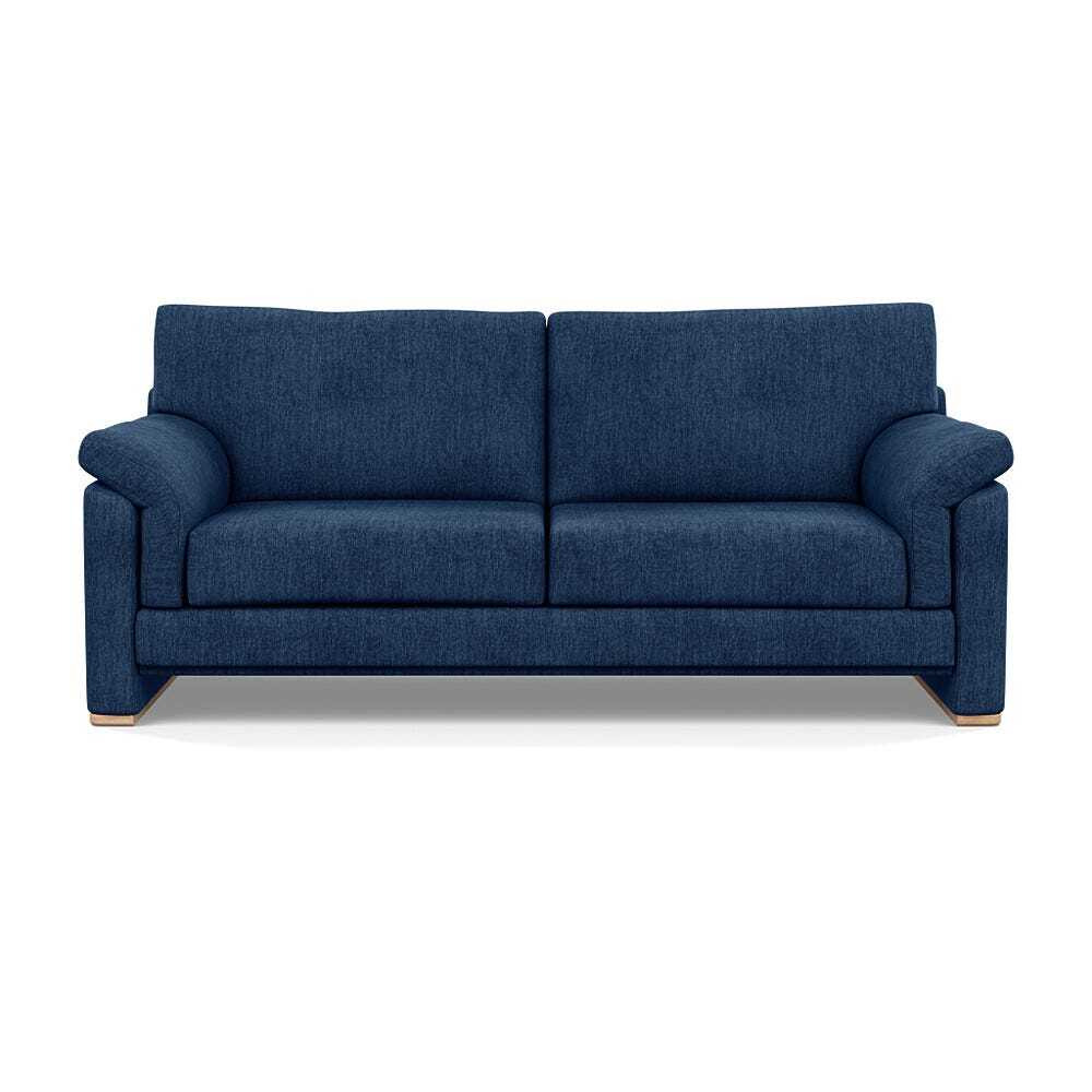 Heal's Paris II 3 Seater Sofa Broadweave Lagoon Natural Feet by Heal's ...
