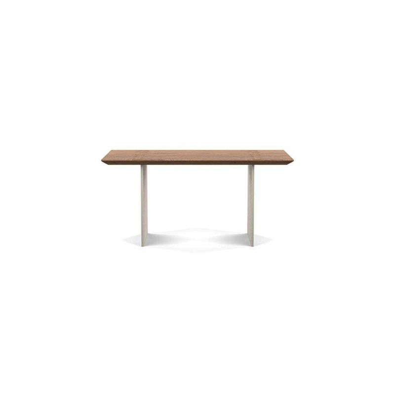 Heal's Berlin Dining Table 160x90cm Smoked Oak Chamfered Edge Filled ...