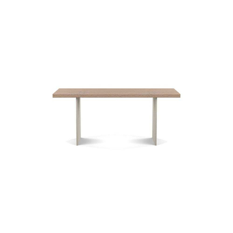 Heal's Berlin Dining Table 180x90cm Grey Oak Straight Edge Not Filled ...