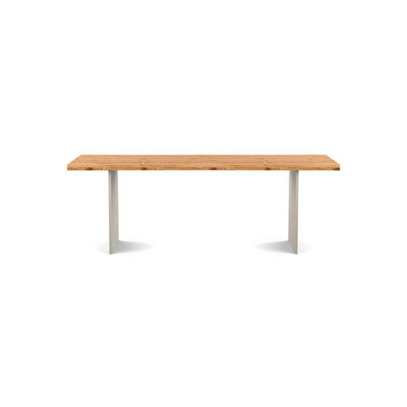Heal's Berlin Dining Table 220x90cm Natural Oak Natural Edge Filled ...