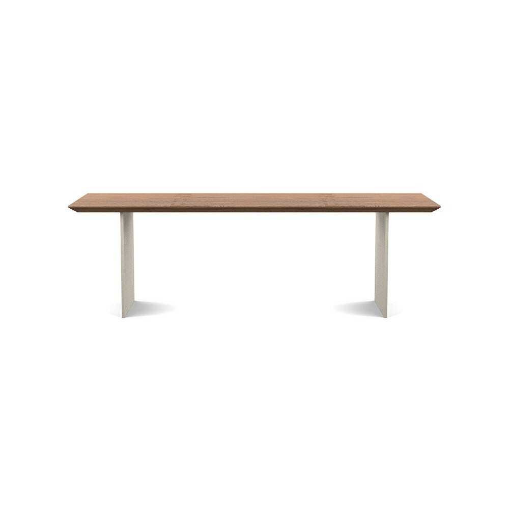 Heal's Berlin Dining Table 240x90cm Smoked Oak Chamfered Edge Filled ...