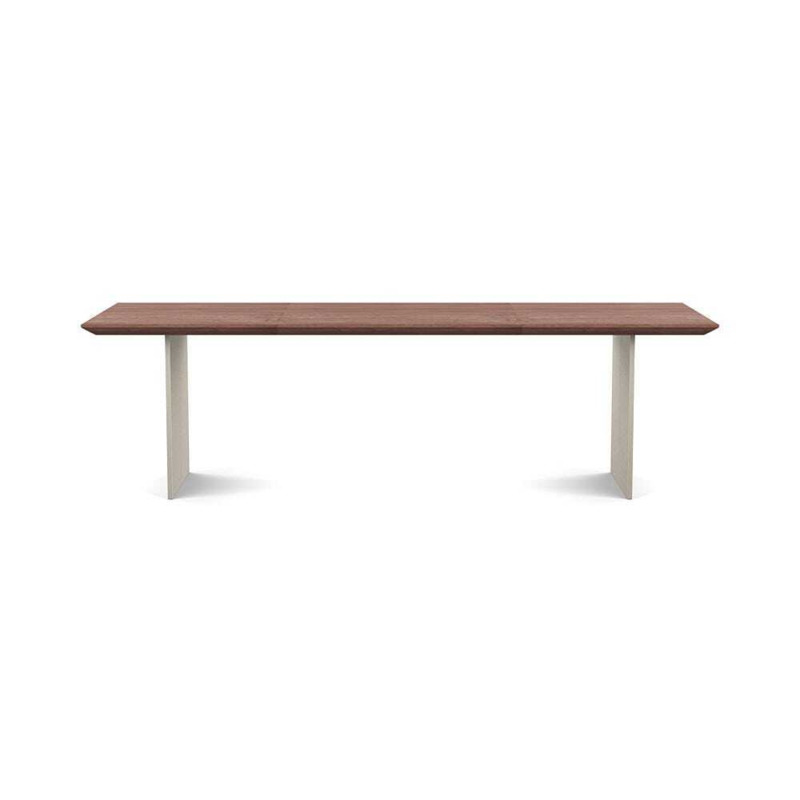 Heal's Berlin Dining Table 260x100cm Grey Oak Chamfered Edge Not Filled ...