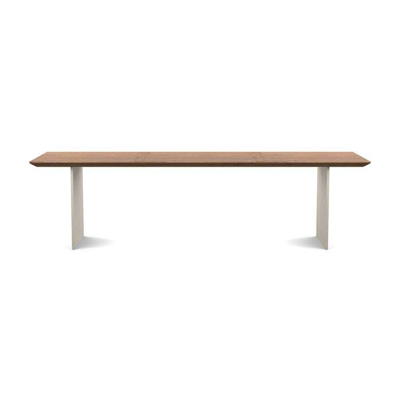 Heal's Berlin Dining Table 280x90cm Smoked Oak Chamfered Edge Filled ...