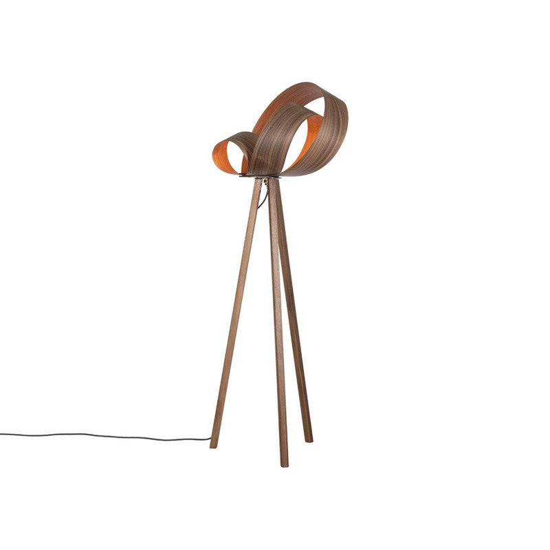 Tom Raffield Verso Floor Lamp Walnut by Heal's | ufurnish.com