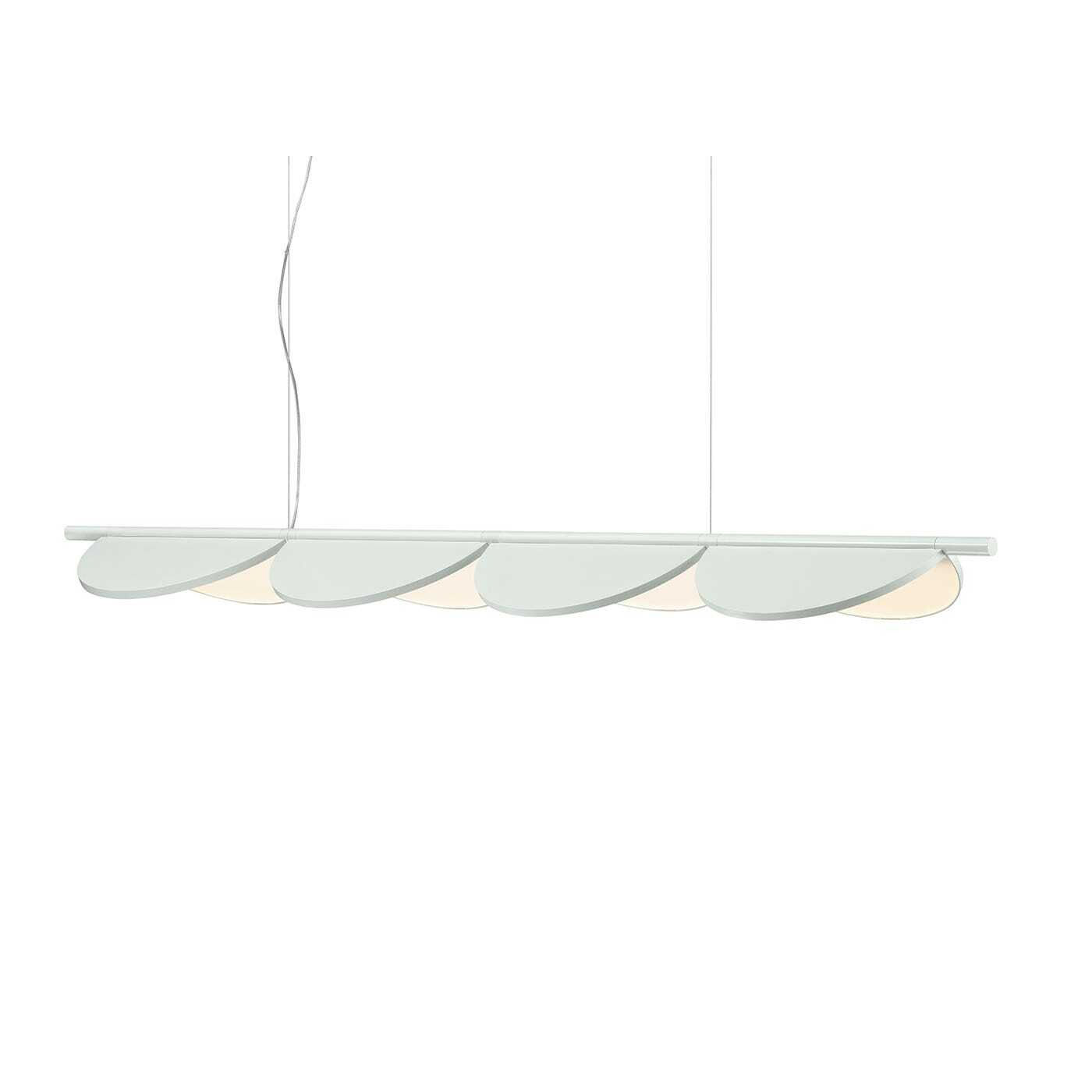 Flos Almendra Linear LED Pendant Light S4 Off White by Heal's ...