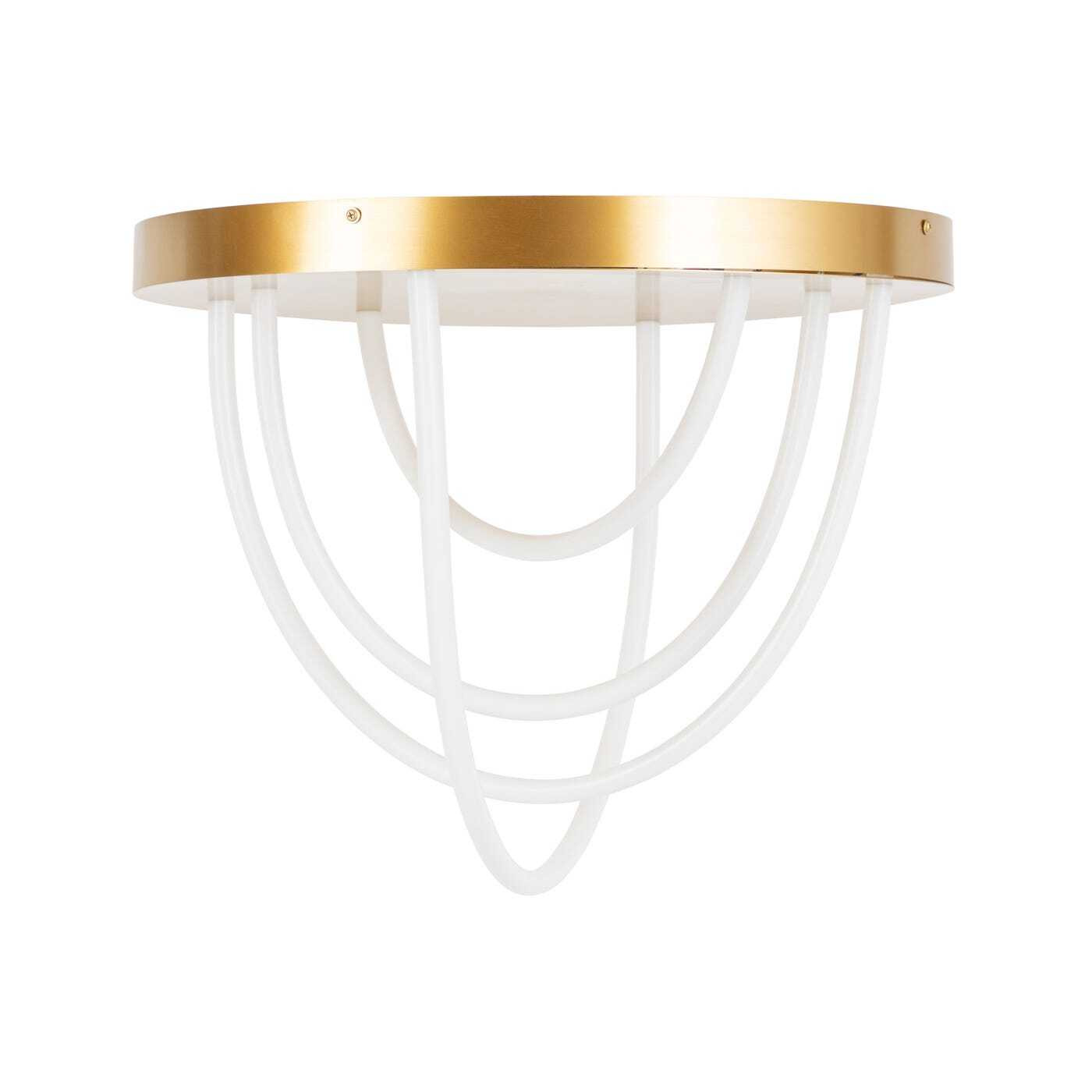 Heal's Wave LED Flush Ceiling Light Brushed Gold Large by Heal's ...