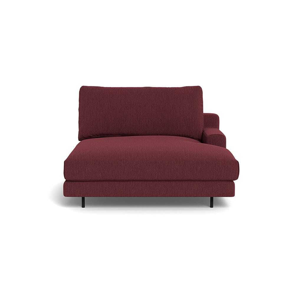 Heal's Orso Right Hand Facing Wide Chaise Unit High Back Smart Linen ...
