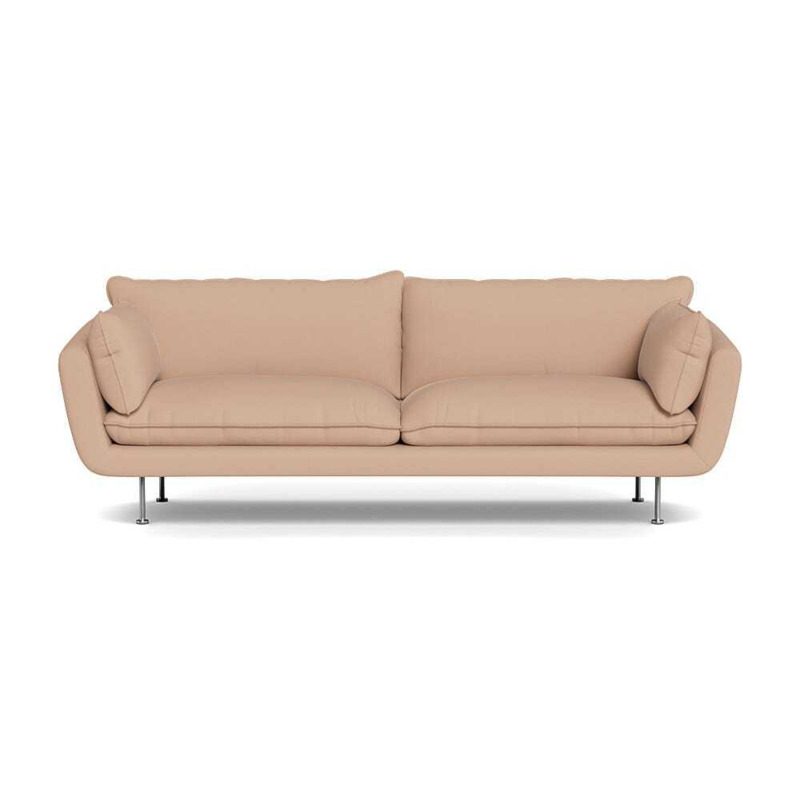 Heal's Allora 4 Seater Sofa Capelo LinenCotton Rosedale Stainless Steel ...