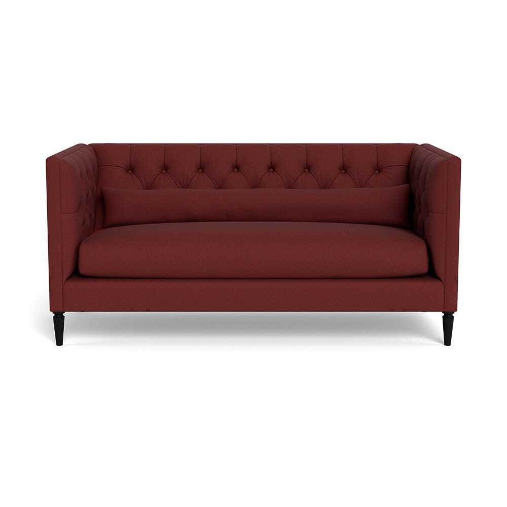 Heal's Balmoral 3 Seater Sofa Capelo LinenCotton Etruscan Red Black ...
