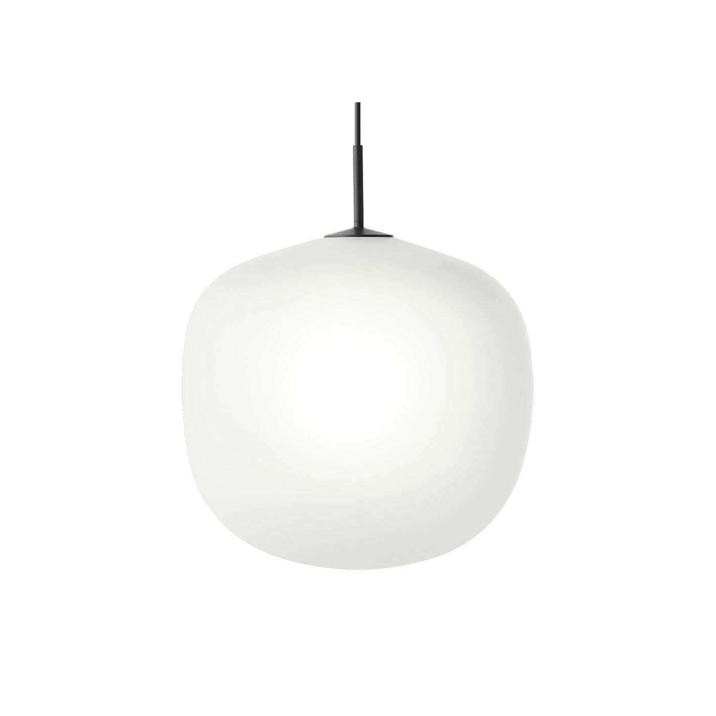 Muuto Rime Pendant Light Ø45 Black by Heal's | ufurnish.com