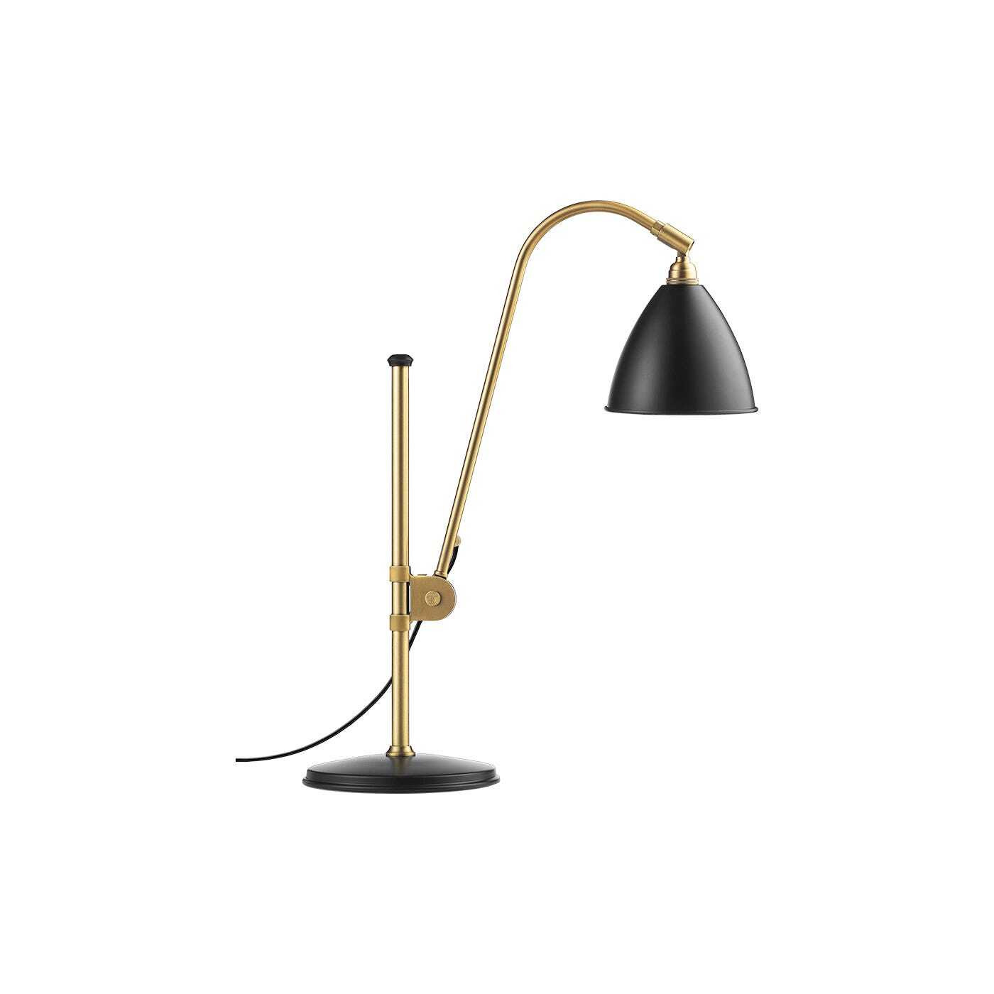Gubi Bestlite BL1 Table Lamp Brass Base Black Shade by Heal's ...