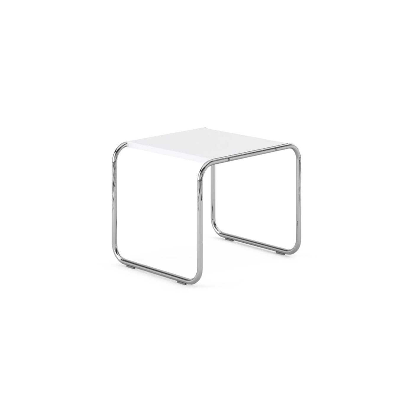 Knoll Laccio Low Table Square in White Laminate by Heal's | ufurnish.com