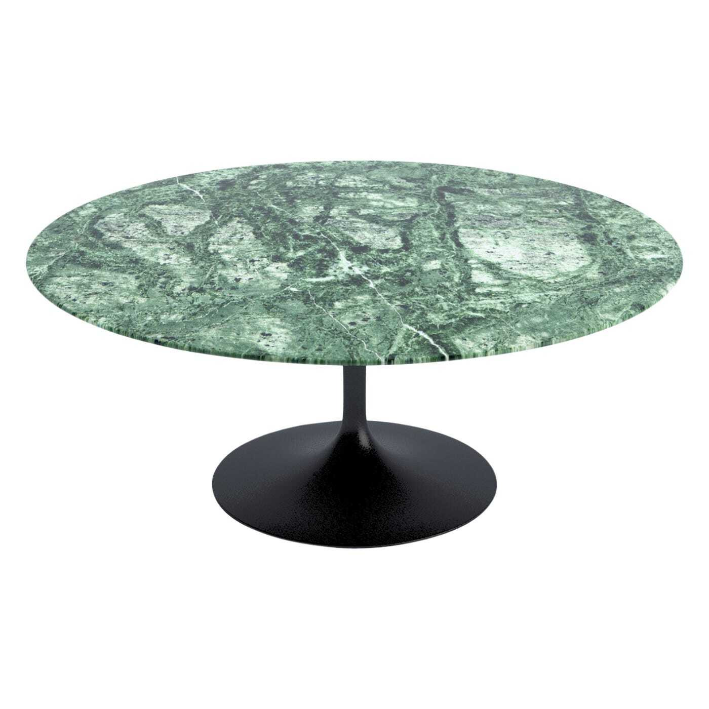 Knoll Saarinen Coffee Table with Black Base in Verdi Alpi 91cm by Heal ...