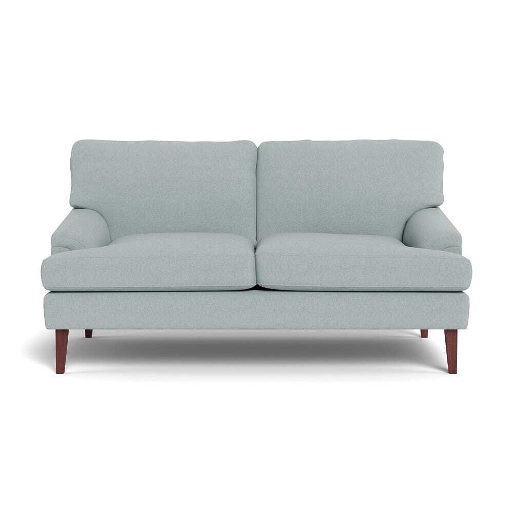 Heal's Stanton 2 Seater Sofa Brushed Cotton Mist Walnut Stained Feet ...