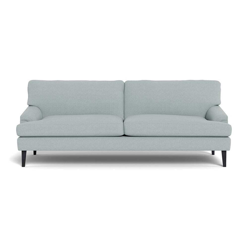 Heal's Stanton 4 Seater Sofa Brushed Cotton Mist Black Feet - Heal's UK ...