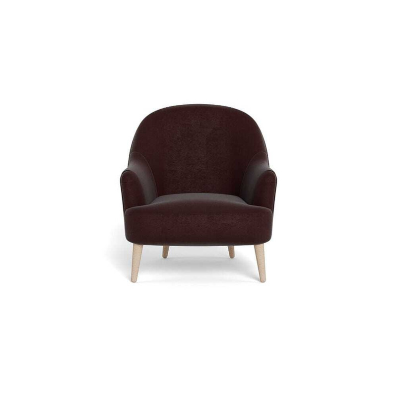 Heal's Elgin Chair Smart Luxe Velvet Acorn Natural Feet by Heal's ...