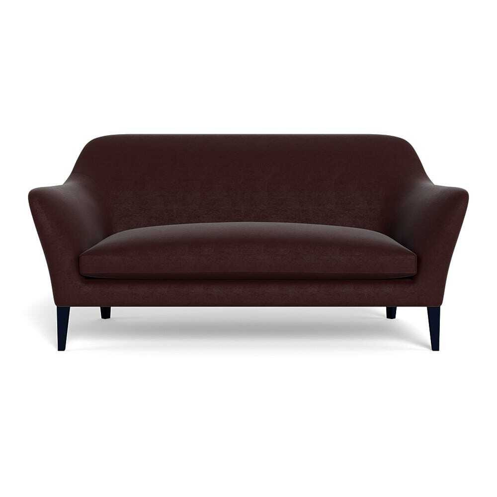 Heal's Wallis 3 Seater Sofa Smart Luxe Velvet Acorn Black Painted Oak ...