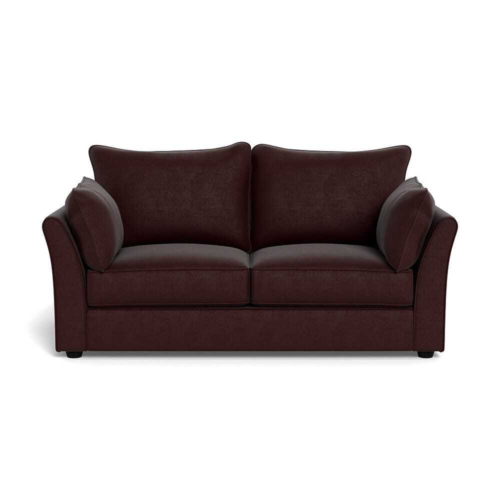 Heal's Tailor 3 Seater Sofa Smart Luxe Velvet Acorn Black Beech Feet by Heal's | ufurnish.com