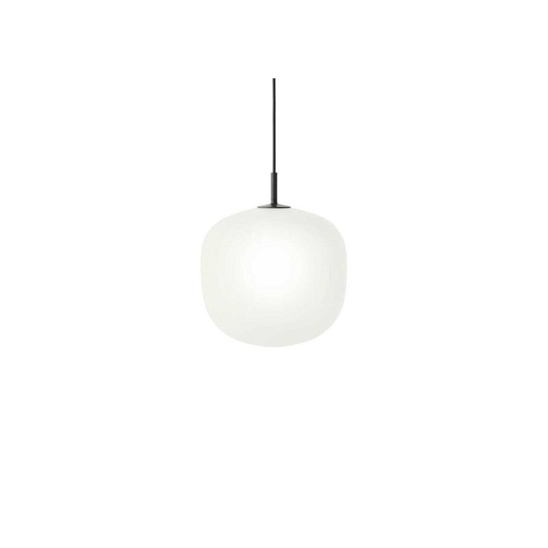 Muuto Rime Pendant Light Ø25 Black by Heal's | ufurnish.com