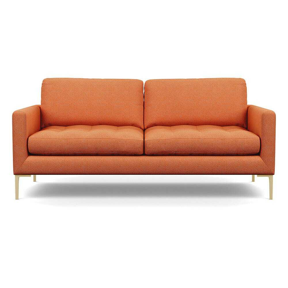 Heal's Eton 3 Seater Sofa Tejo Recycled Zinnia Brass Feet by Heal's ...