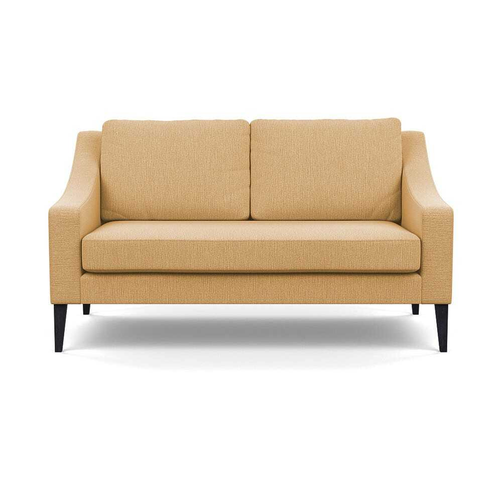 Heal's Richmond 2 Seater Sofa Smart Linen Mix Sand Black Feet by Heal's ...