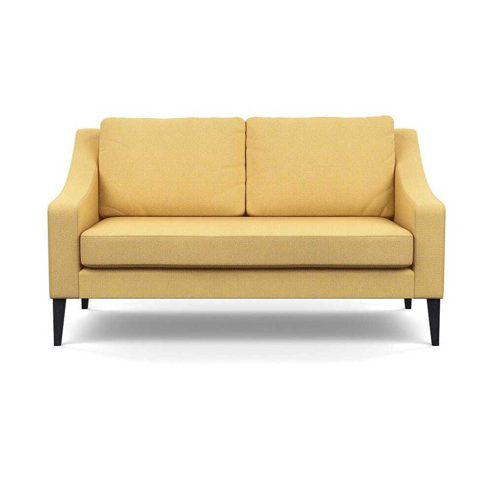 Heal's Richmond 2 Seater Sofa Tejo Recycled Ochre Black Feet by Heal's ...