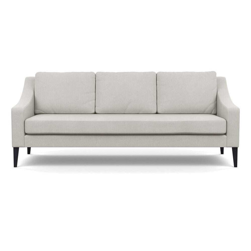 Heal's Richmond 4 Seater Sofa Capelo Linen-Cotton Sea Salt Black Feet ...