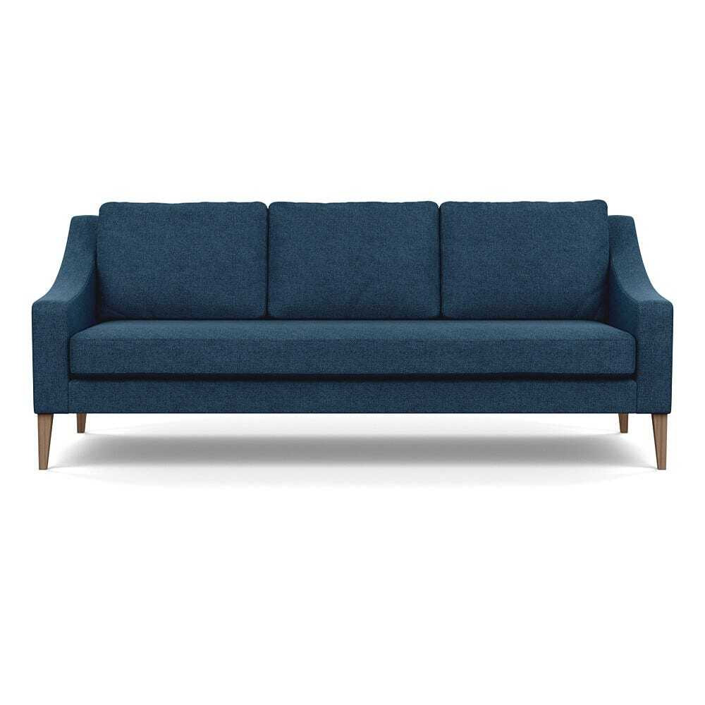Heal's Richmond 4 Seater Sofa Texture Ink Walnut Feet - Heal's UK Furniture by Heal's | ufurnish.com