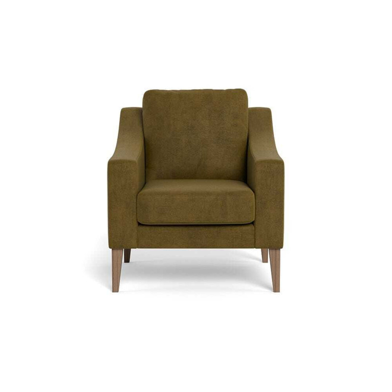 Heal's Richmond Armchair Smart Luxe Velvet Peridot Tinted Ash Feet by ...
