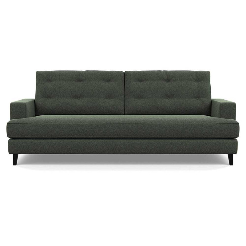 Heal's Mistral 4 Seater Sofa Textured Boucle Fern Black Feet by Heal's | ufurnish.com