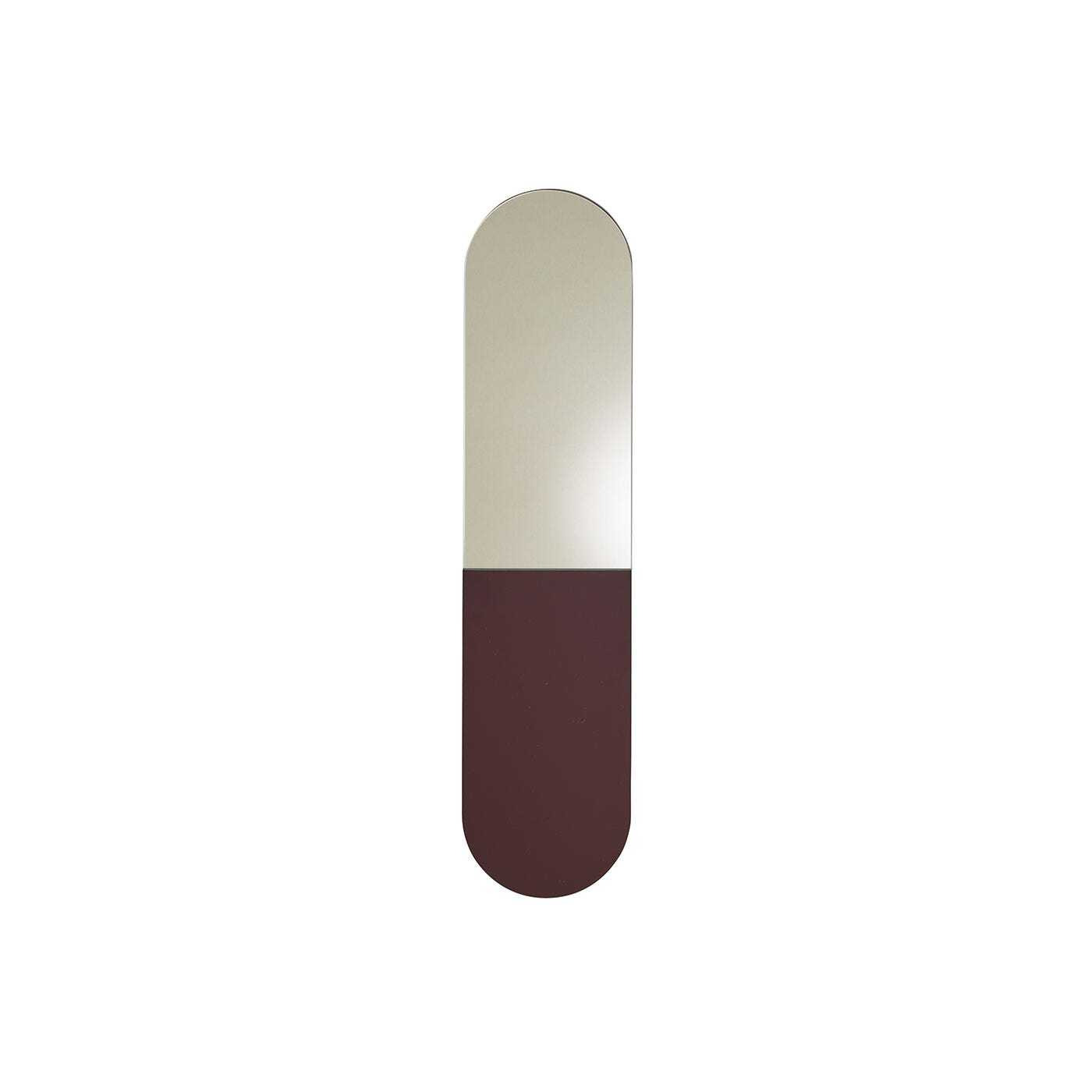 Ligne Roset Hat Wall Mirror Red & Black by Heal's | ufurnish.com