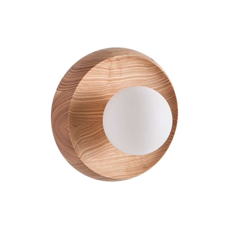 Well Lit Woody Wall Light Ash by Heal's | ufurnish.com