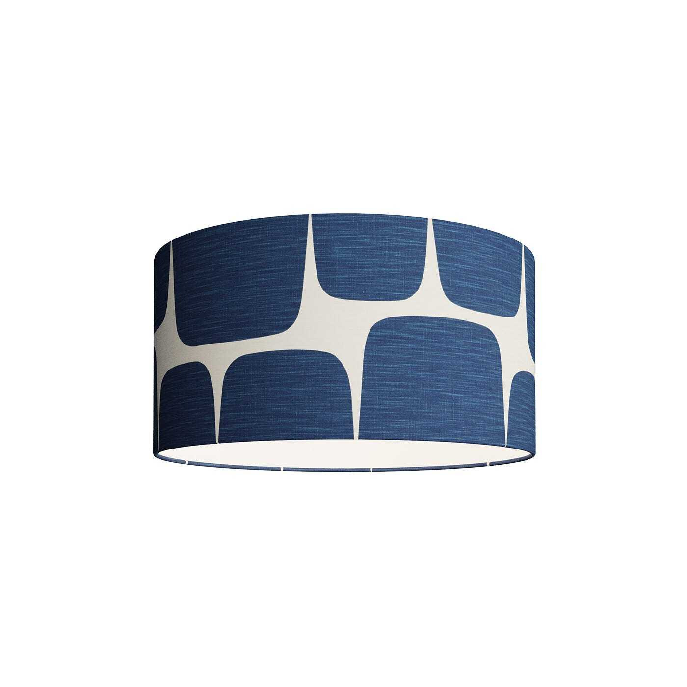 Shropshire Shades Scion Lohko Lampshade Indigo 60 x 30cm by Heal's ...