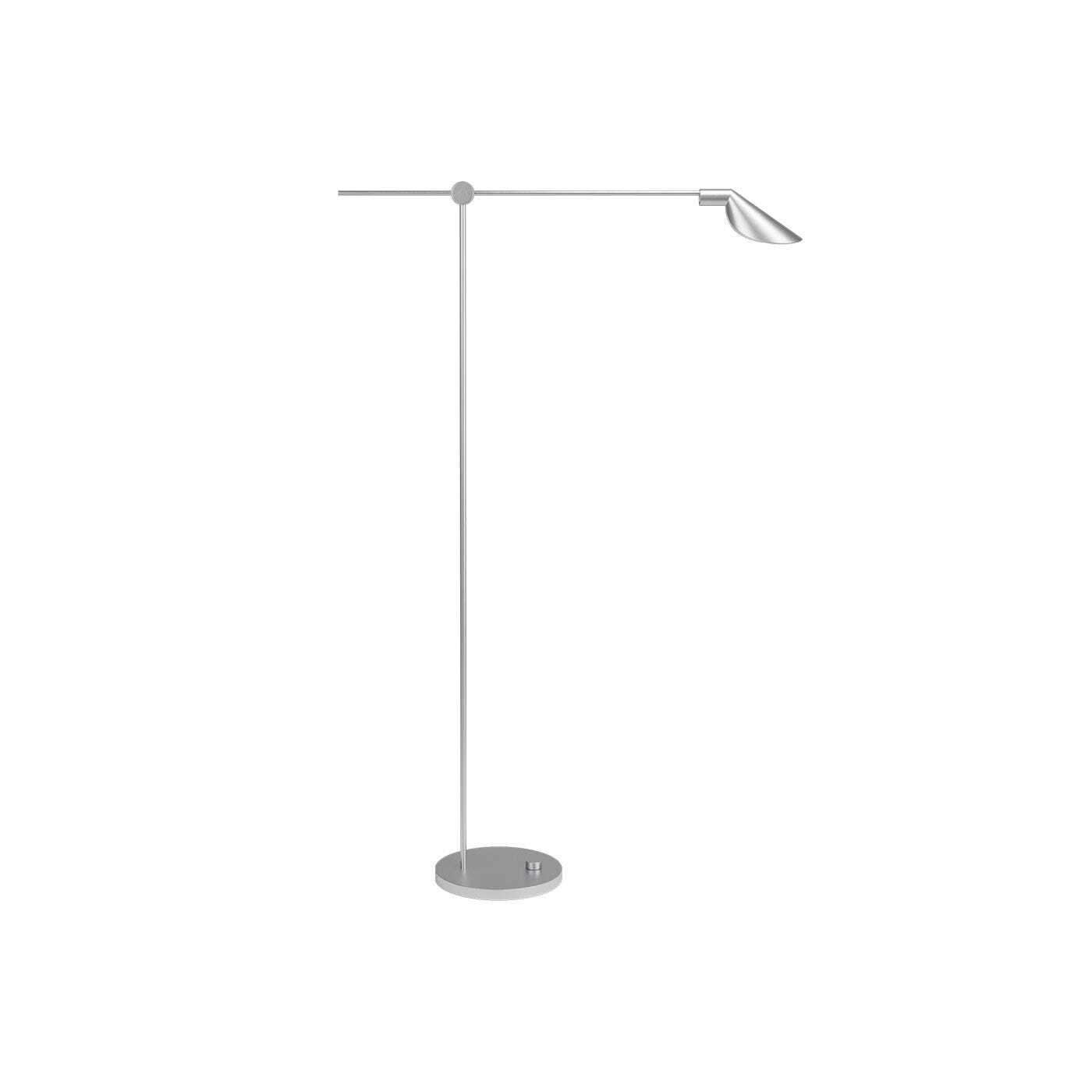 Fritz Hansen MS011 LED Floor Lamp Steel by Heal's | ufurnish.com