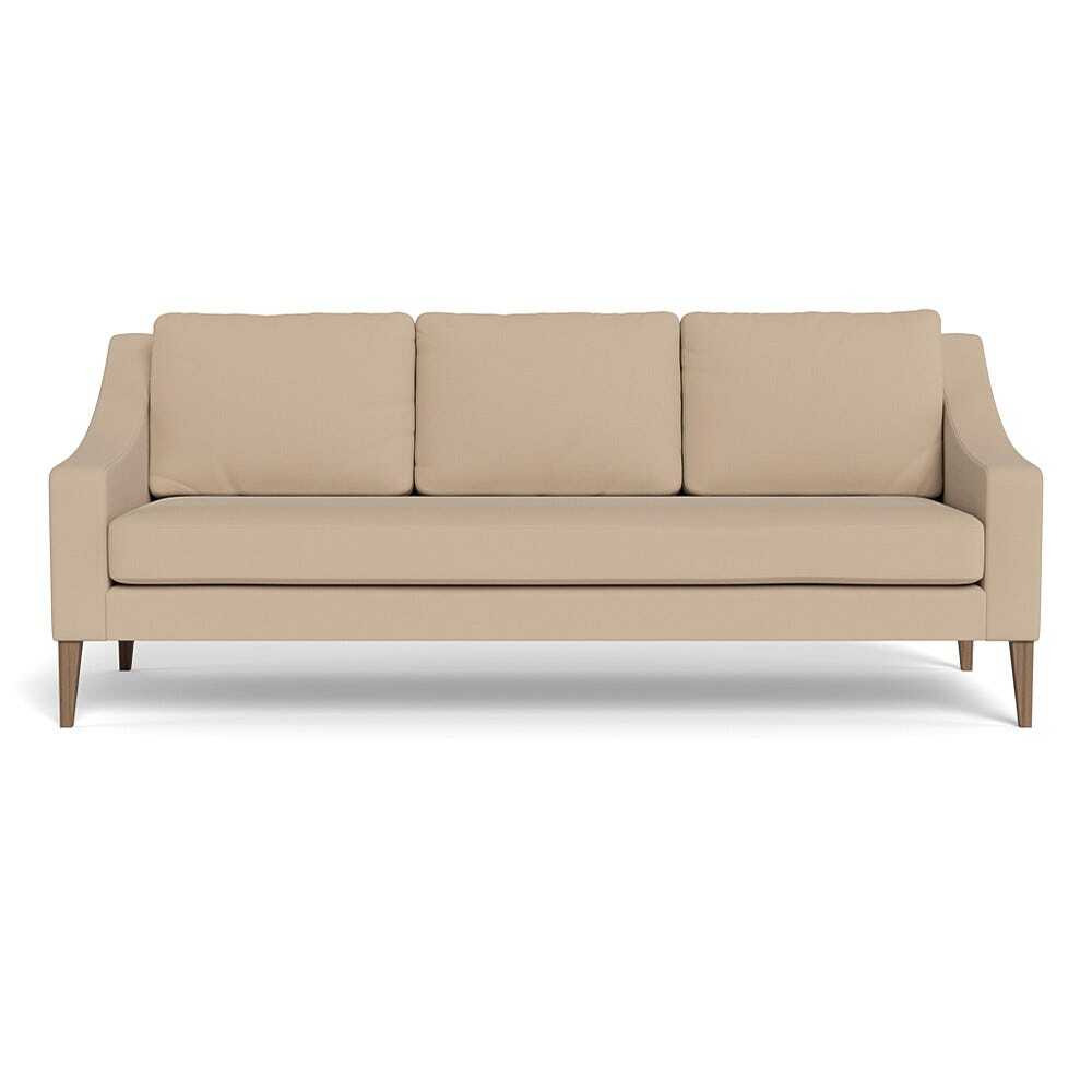 Heal's Richmond 4 Seater Sofa Capelo Linen-Cotton Bamboo Walnut Stained ...