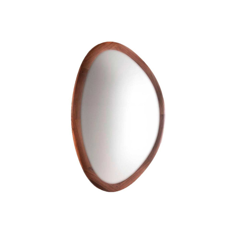 Porada Giolo Wall Mirror Walnut Large by Heal's | ufurnish.com